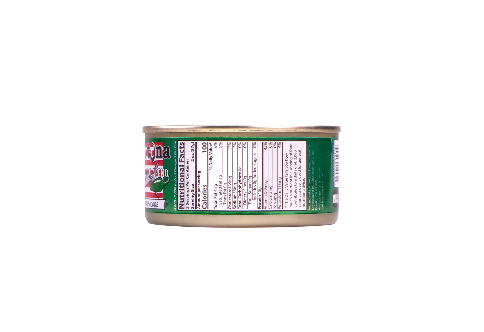 CANNED WILD CAUGHT TUNA WITH JALAPEÑO (6 OZ) – American Tuna