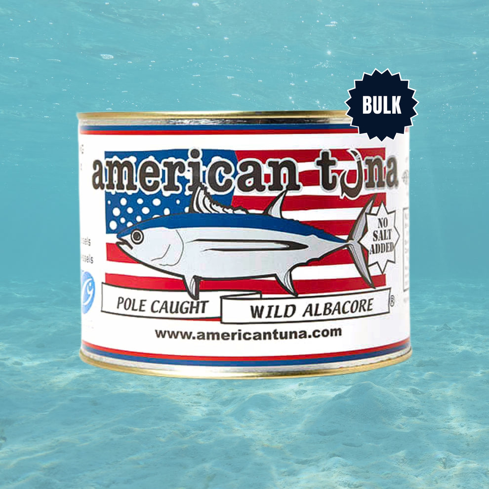 Canned Wild Caught Albacore Tuna | Large Can No Salt Added Tuna (4.16 ...