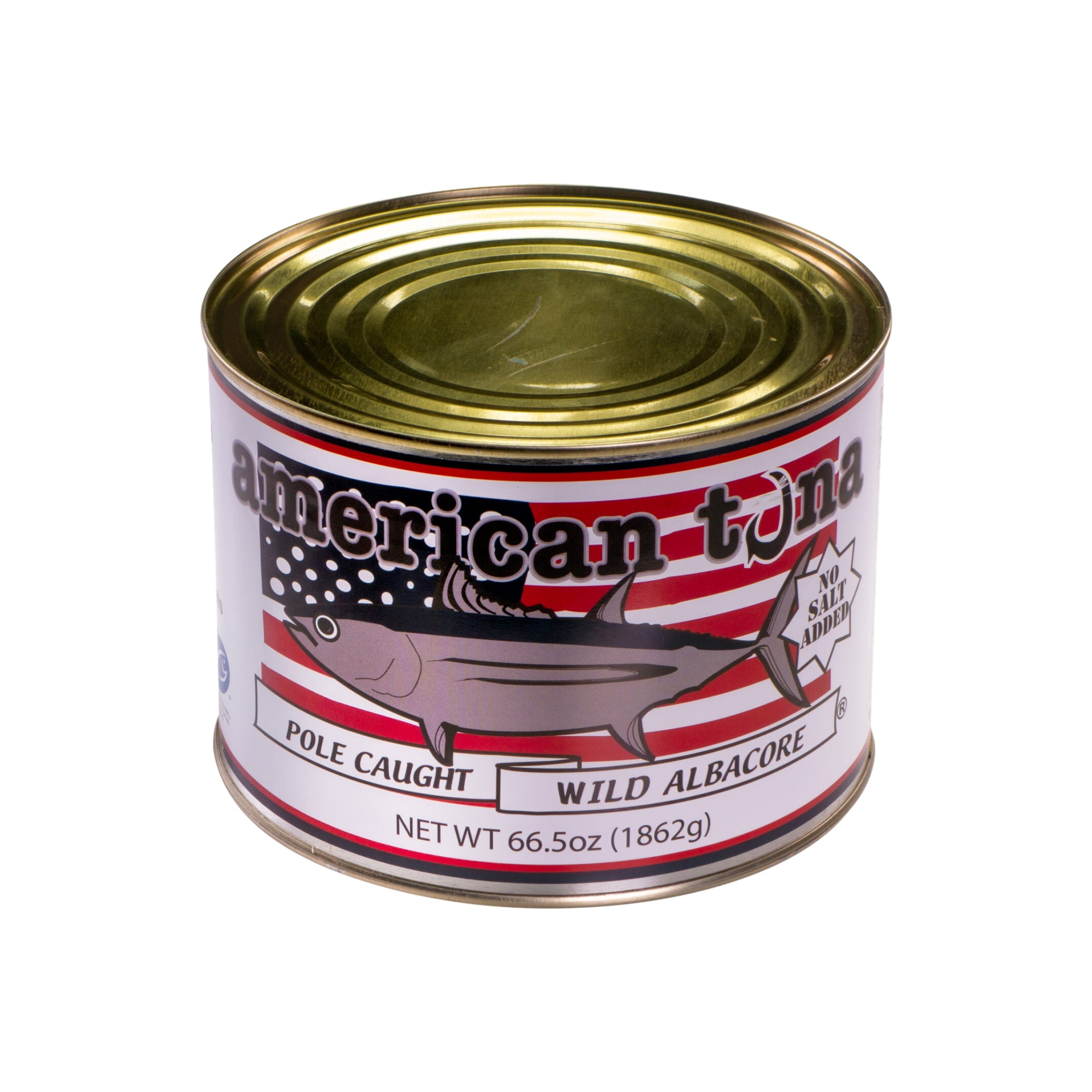 Canned Wild Caught Albacore Tuna | Large Can No Salt Added Tuna (4.16 ...